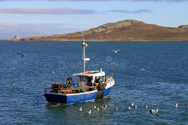 Piccolo peschereccio Howth immagine stock. Immagine di piccolo - 21378779