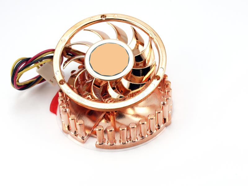 Piccolo Ventilatore Per Il Microprocessore Immagine Stock - Immagine di ...