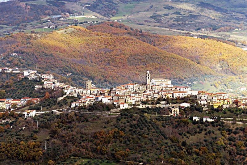 Picerno stockbild. Bild von aufsatz, tourismus, fallen - 102062441