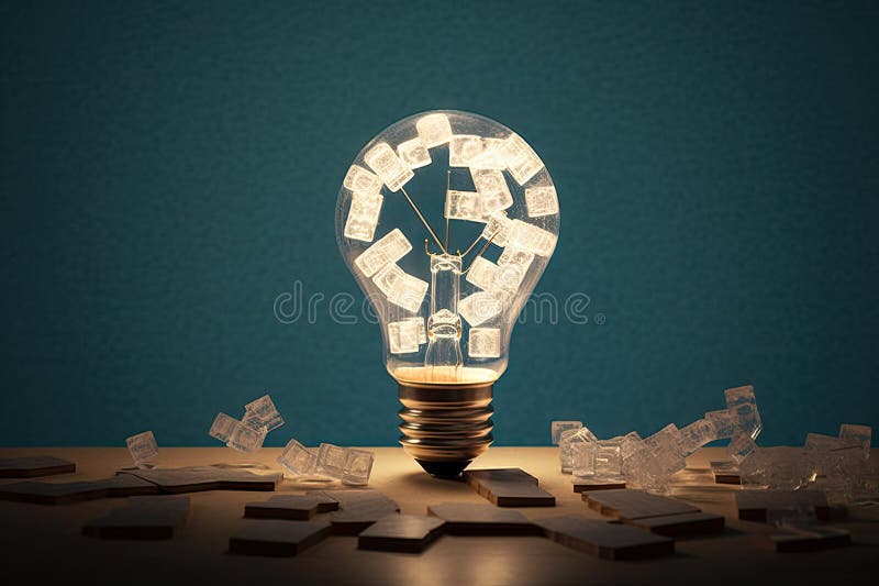 Pices Jigsaw Solutions Brainstorming Concept Growth Development ...