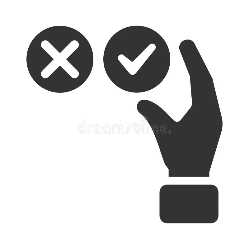 Approval Icon Vector Isolated on White Background, Logo Concept Stock ...