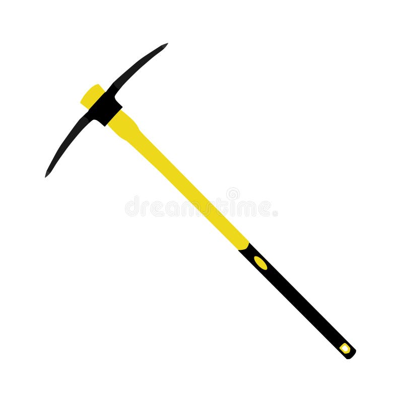 Handheld Pickaxe Clipart