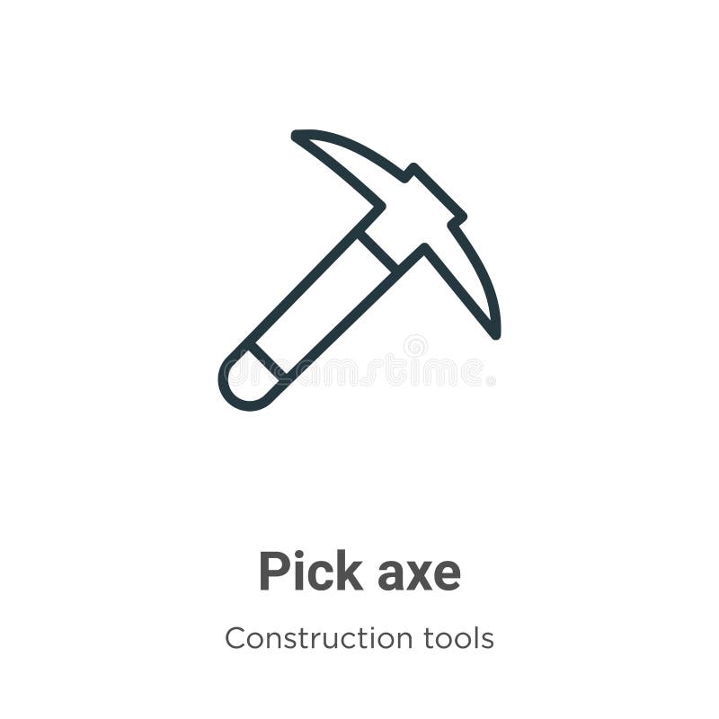 Pick Axe Outline Stock Illustrations – 3,288 Pick Axe Outline Stock ...