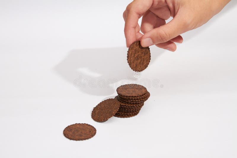 Pick a Biscuits stock image. Image of delicious, white - 61286585