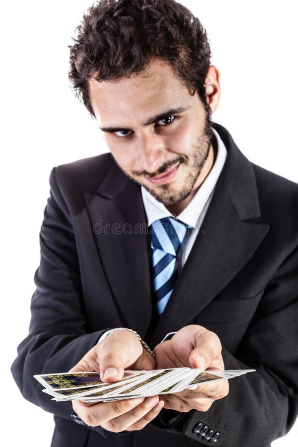 Pick a card stock photo. Image of isolated, business - 36722546