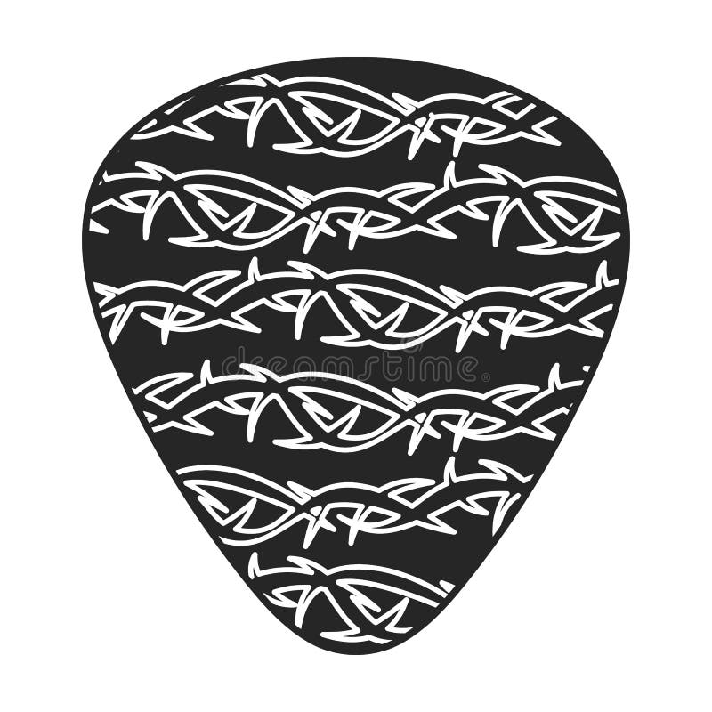 Plectrum Black Stock Illustrations – 654 Plectrum Black Stock ...