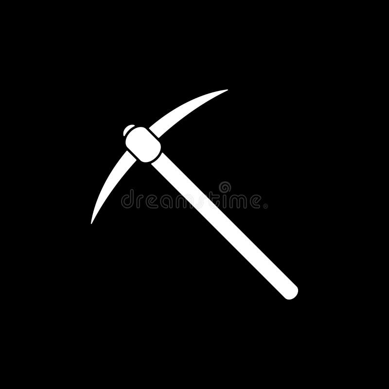 The Pick Icon. Pickax Symbol Stock Illustration - Illustration of pick ...