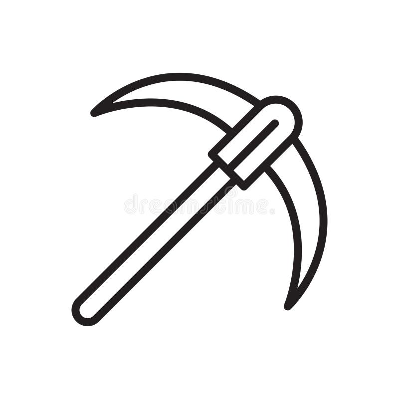 Pick Icon Vector Sign And Symbol Isolated On White Background Stock ...