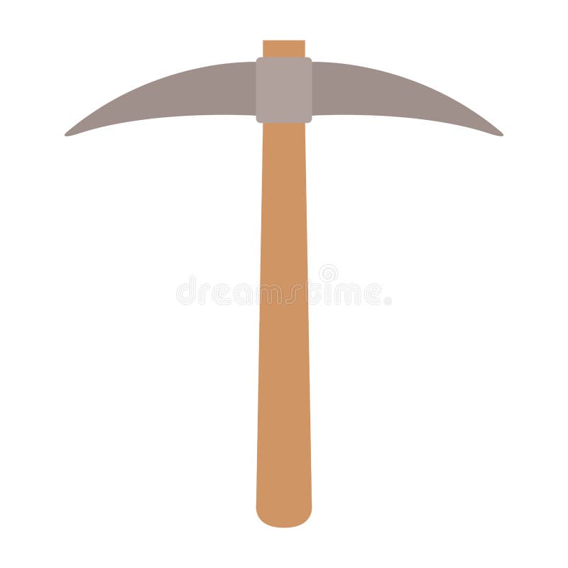 Mining Tool Miner Pickaxe Vector Icon Stock Vector - Illustration of ...