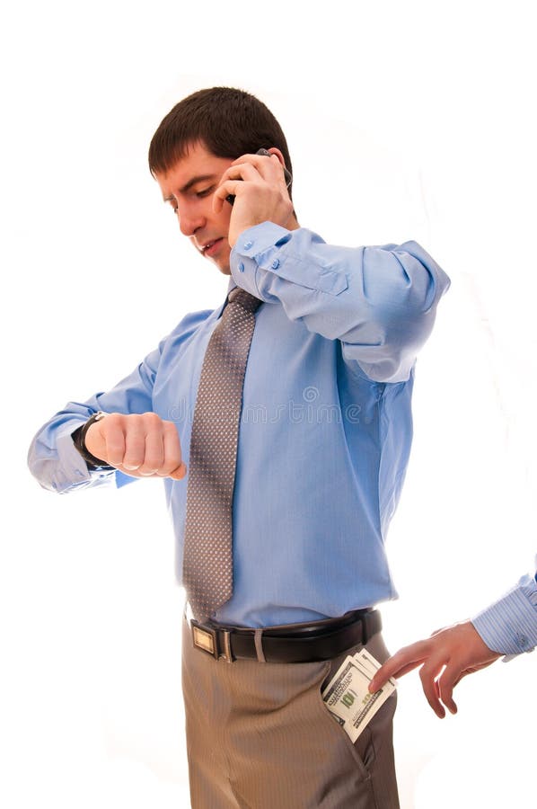 Pick pocket stock photo. Image of pilfer, dollars, hand - 17506306