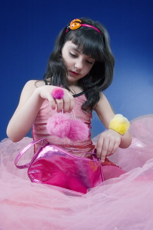 The pick princess stock image. Image of veils, pretty, black - 619657