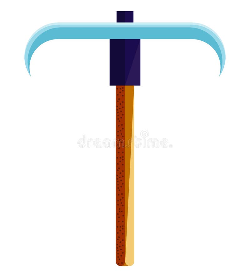 Pick tool handle stock vector. Illustration of wood - 268156512