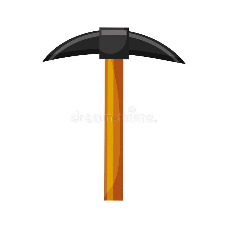 Pick tool isolated icon stock vector. Illustration of handle - 89098960