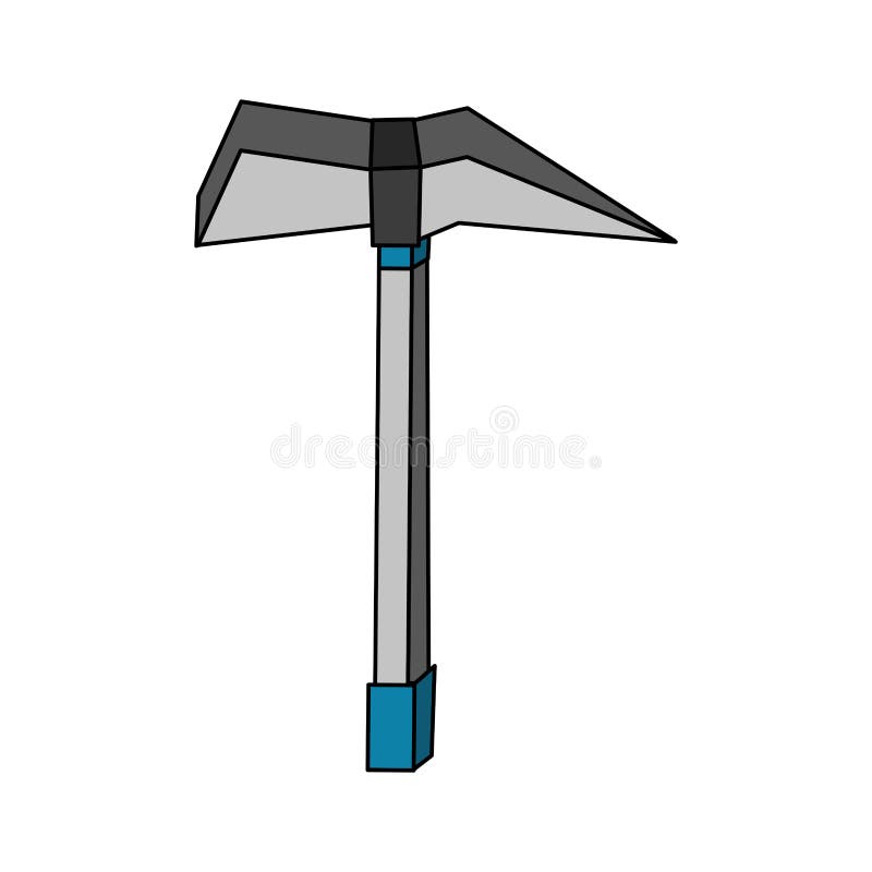 Pick tool isolated stock vector. Illustration of plant - 143366954