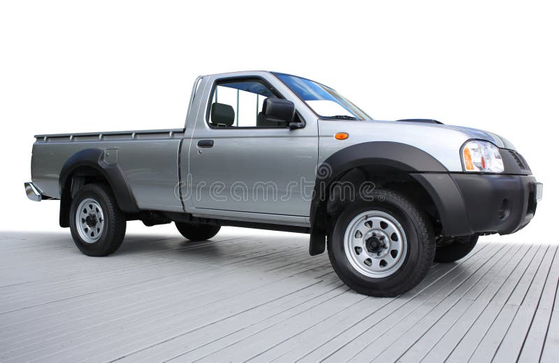 Pick-up truck stock afbeelding. Image of auto, bestelwagen - 16800367