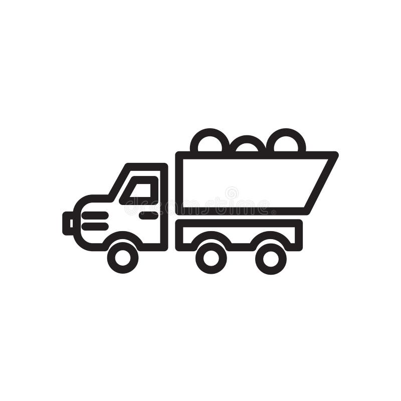 Pick Up Icon Vector Isolated on White Background, Pick Up Sign , Linear ...