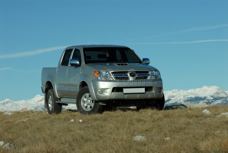 Pick up stock photo. Image of automobile, shiny, shadow - 32337492