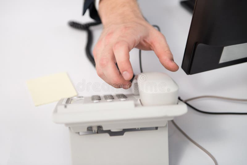 Pick up the phone stock photo. Image of pick, curly, handset - 20186336