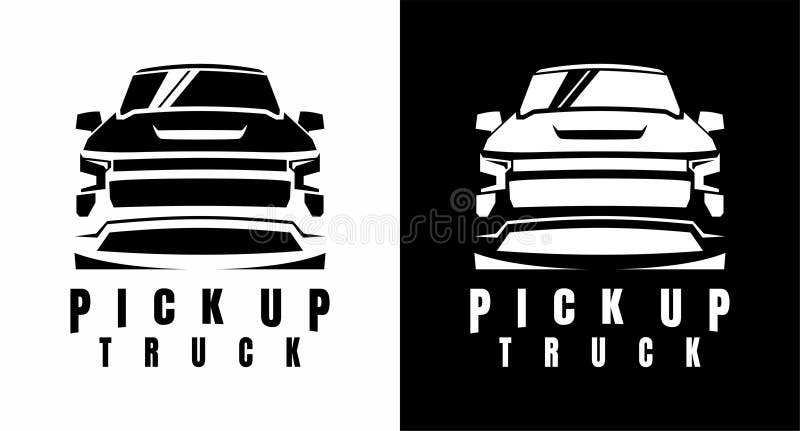 Pick Up Truck Logo Design Vector Stock Vector - Illustration of service ...