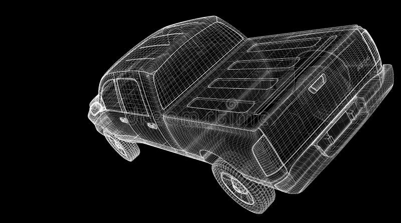 Pick up truck stock image. Image of technology, sports - 44354415