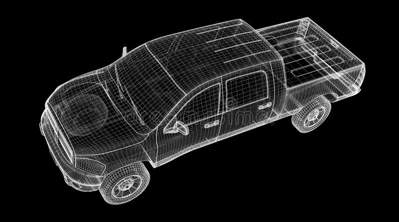 Pick up truck stock photo. Image of mode, contemporary - 44355028