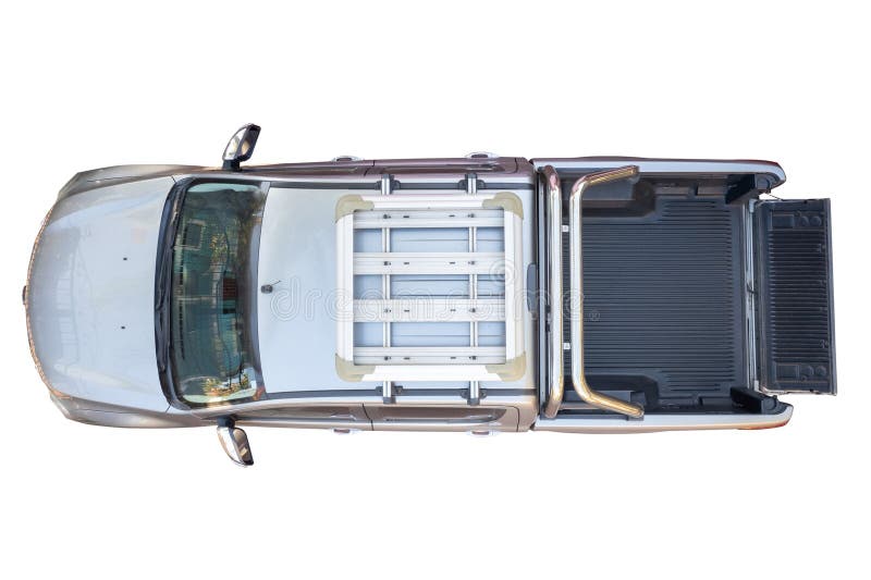 Pick Up Truck with Open Trunk Stock Photo - Image of transportation ...