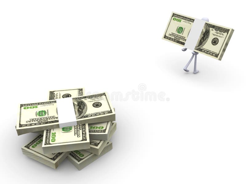 Money tree stock illustration. Illustration of currency - 7196001