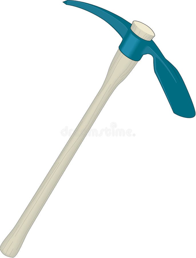 Pick Vector Illustration stock vector. Illustration of work - 135329266