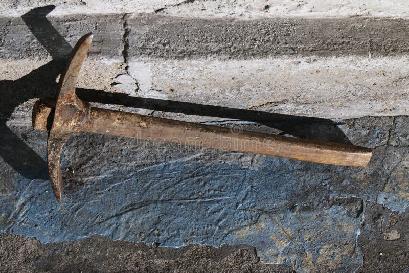 Pickax stock photo. Image of grunge, retro, joinery, cutting - 58035484