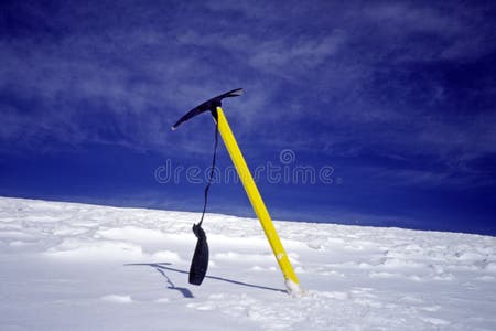 Pickaxe stock image. Image of danger, drytool, hiking - 4892277