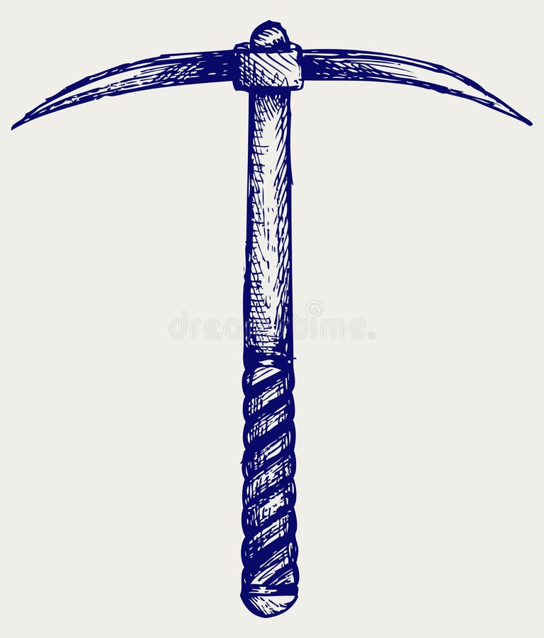 Pickaxe Outline Stock Illustrations – 5,101 Pickaxe Outline Stock ...