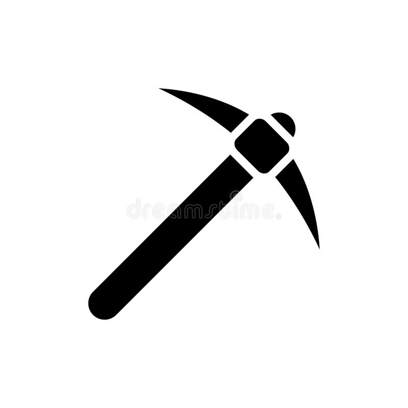Pickaxe Icon Flat Vector Template Design Trendy Stock Vector ... Pickaxe Icon Flat Vector Template Design Trendy Stock Vector ...