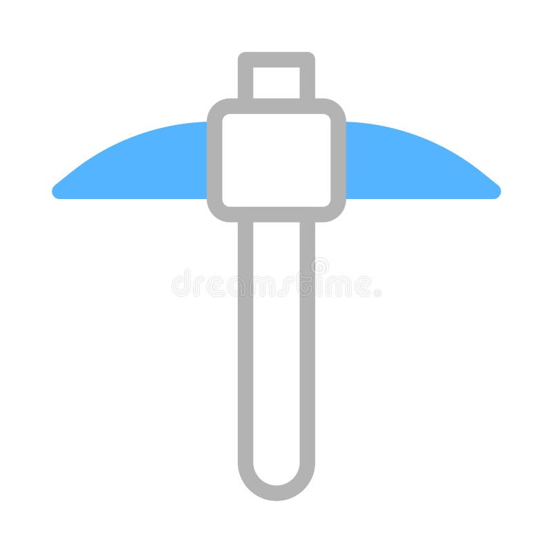 Pickaxe Icon. Mining Tool. Excavation Symbol Stock Vector ...