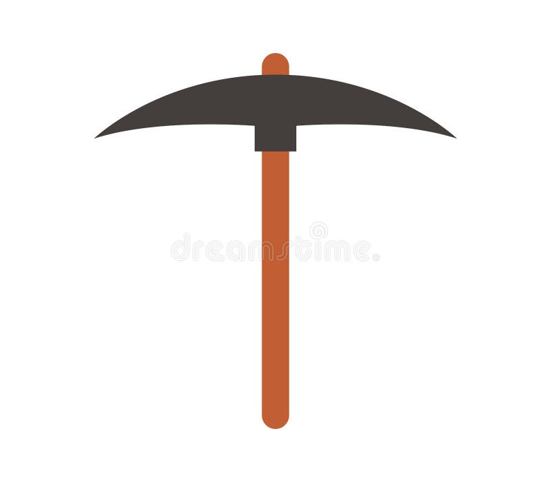 Pickaxe icon stock illustration. Illustration of background - 111063207