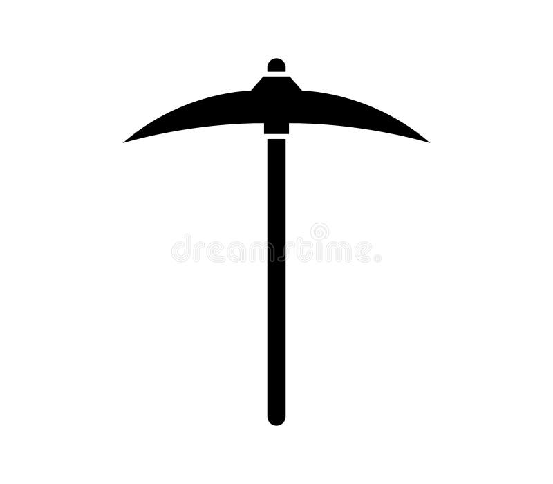 Pickaxe icon stock illustration. Illustration of handle - 112080146