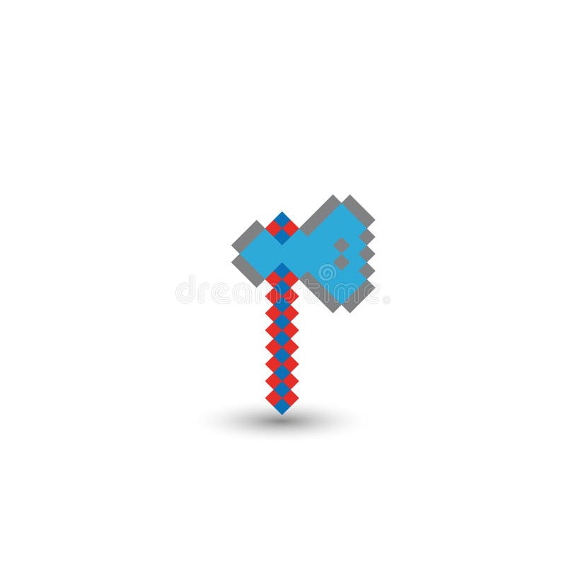 Pickaxe Icon on White. Vector Stock Vector - Illustration of pick, flat ...