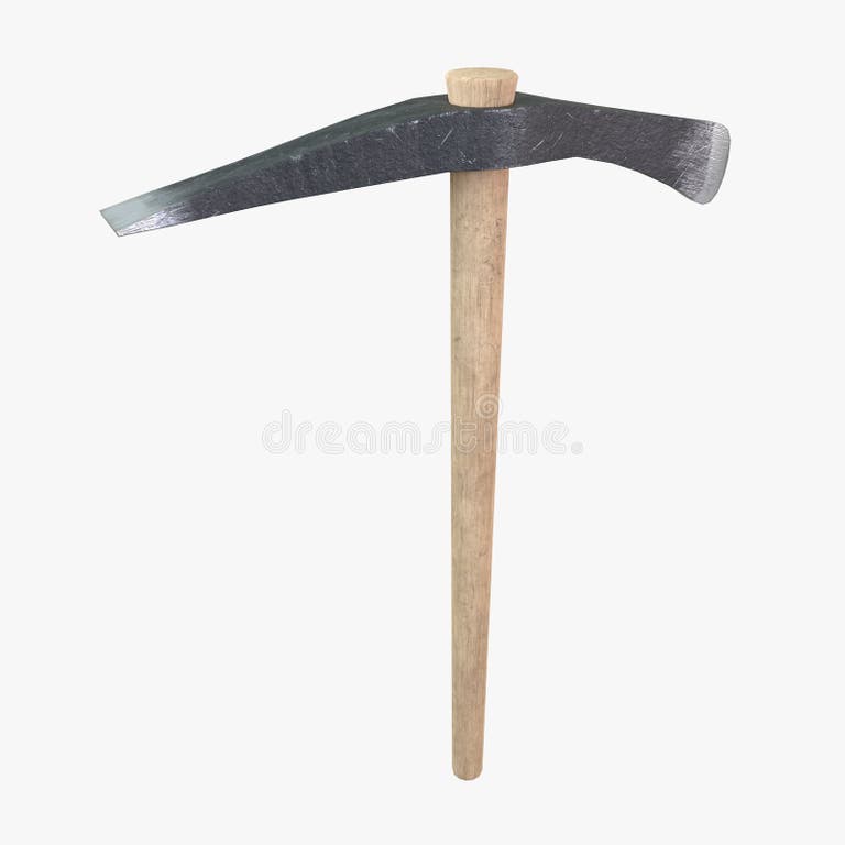 Pickaxe, Mattock, Digging Miner`s Tool Stock Photo - Illustration of ...