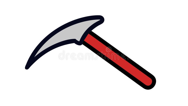 Pickaxe Mining Tool Digger Equipment Icon, Vector Design Generative AI ...