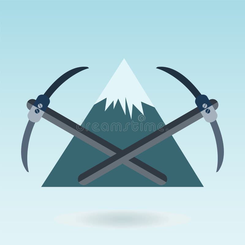 Mountain Themed Outdoors Emblem Logo Stock Vector - Illustration of ...