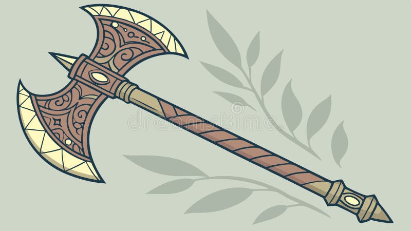 Pickaxe with Rope on Abstract Labyrinth, Vector Design Generative AI ...