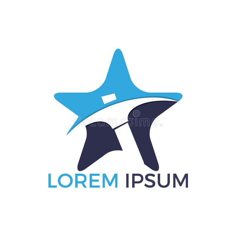 Pickaxe and Star Mining Logo Design. Mine Tool Vector Logo Design ...