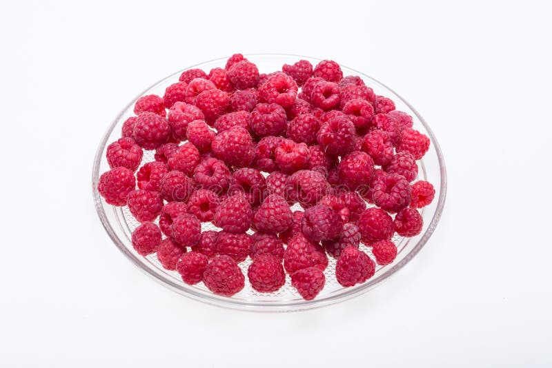 Picked Ripe Red Raspberries. Stock Photo - Image of natural, fruit ...