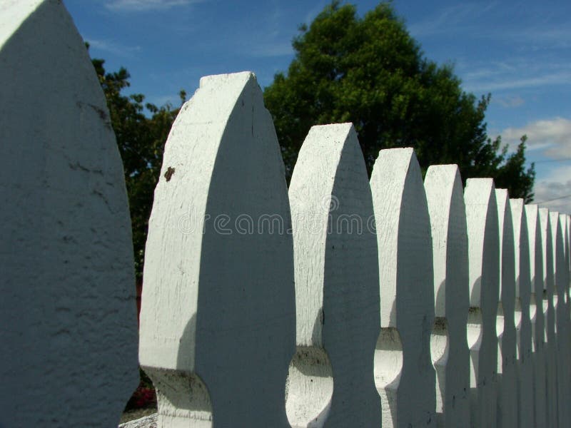 Picket line stock image. Image of painted, shade, point - 594399