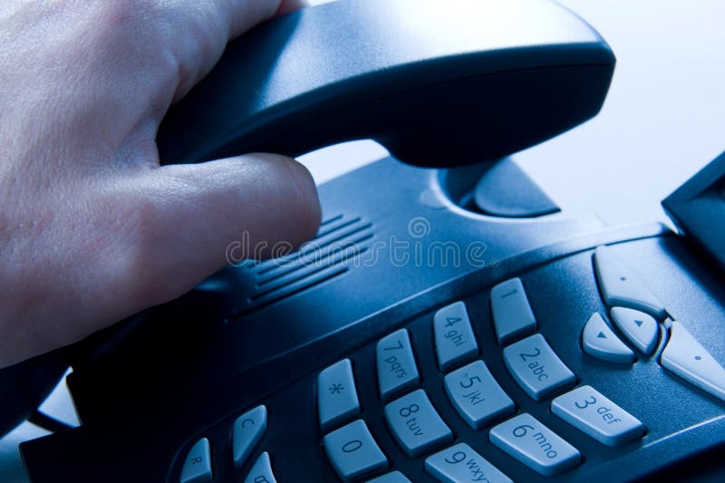 Picking up the phone stock photo. Image of business, hook - 11301328