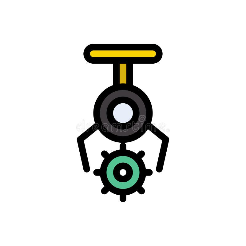 Picking Vector Color Line Icon Stock Vector - Illustration of machine ...