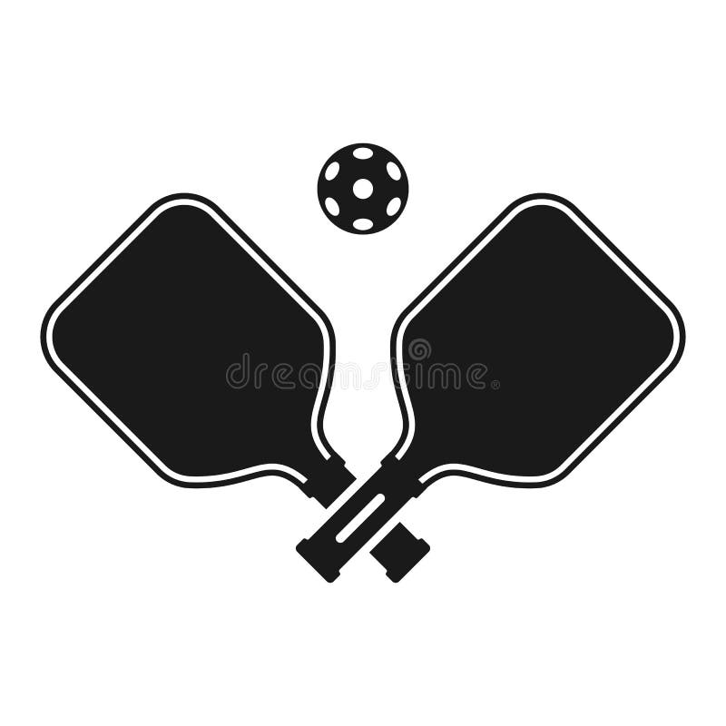 Pickle Ball Sport Ball Icon. Pickleball Game Vector Illustration Stock ...