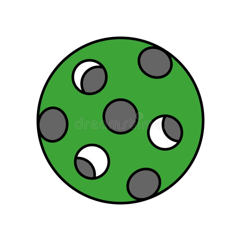 Pickleball Ball Color Line Icon. Sign for Web Page, Mobile App Stock ...