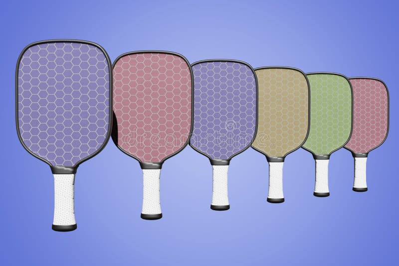 Pickleball Rackets Stock Illustrations – 90 Pickleball Rackets Stock ...