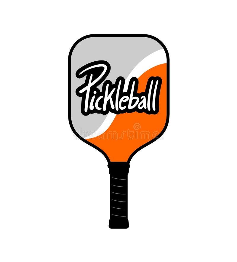 Pickleball racket icon stock vector. Illustration of design - 108063122