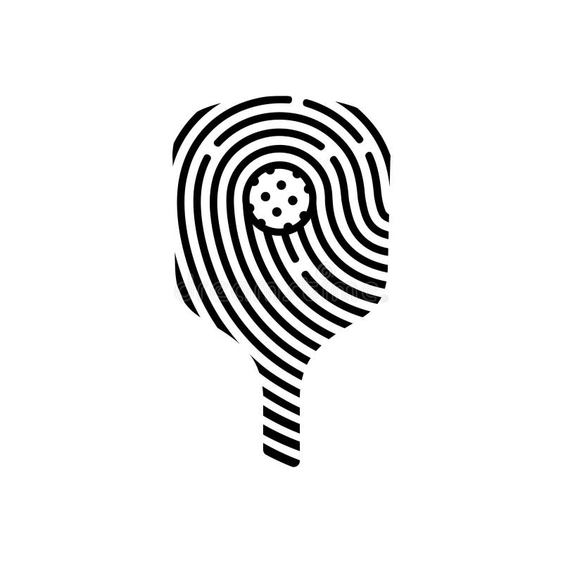 Pickleball racket stock illustration. Illustration of modern - 363827425